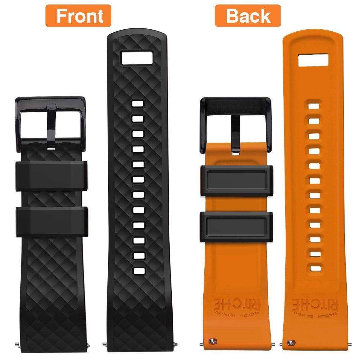 Ritche Classic Silcone Quick Release Watch Bands