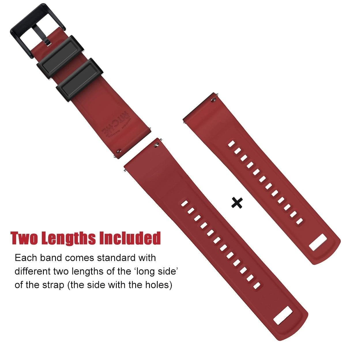 Ritche Classic Silcone Quick Release Watch Bands
