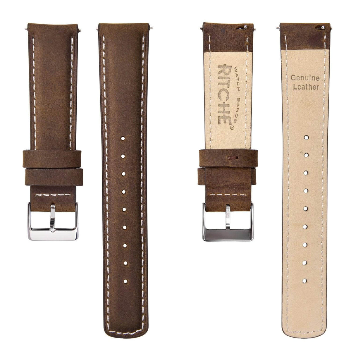 Ritche Classic Leather Watch Bands Straps with versatility