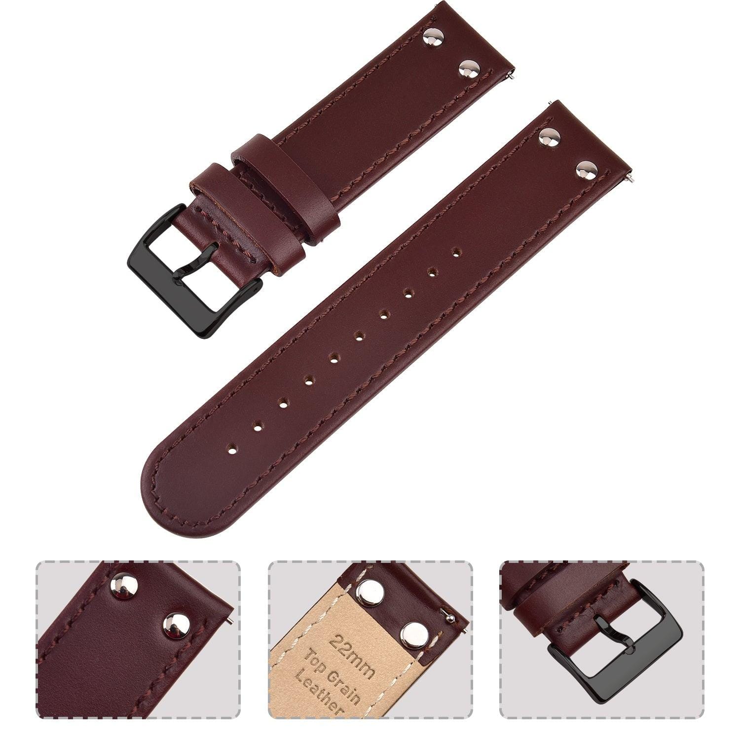 Ritche Quick Release leather watch bands 20mm 22mm