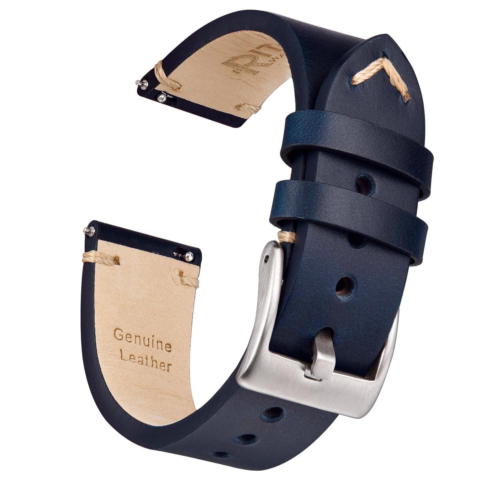 Ritche Vintage Leather Watch Bands Straps For Omega