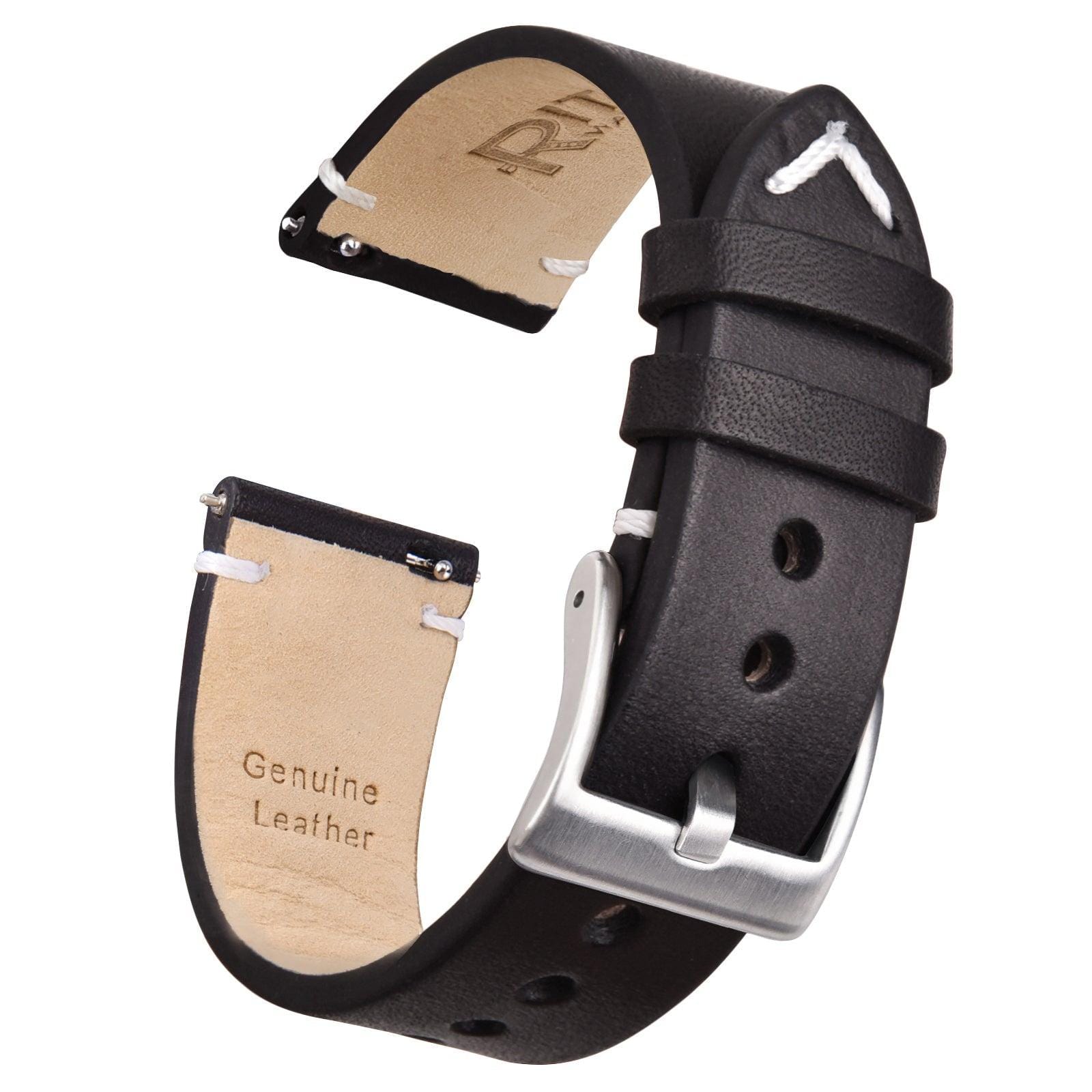 Ritche Vintage Leather Watch Bands, Vintage Leather Watch Straps