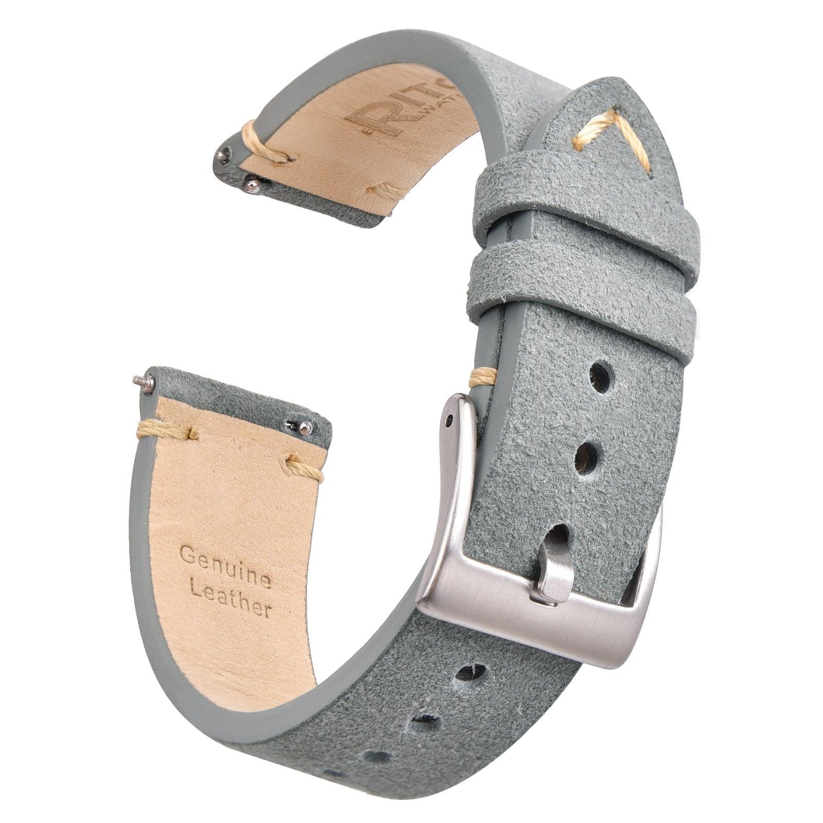 Ritche Vintage Leather Watch Bands, Vintage Leather Watch Straps